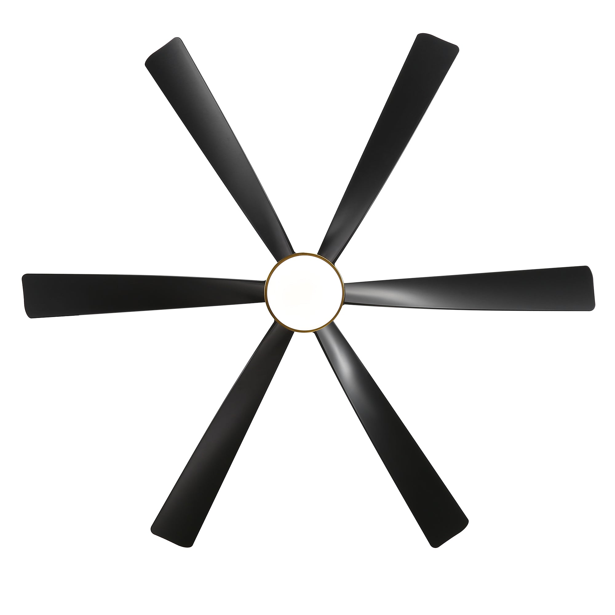 Anisten 65-in Indoor Large LED Ceiling Fan with Light Remote (6-Blade ...